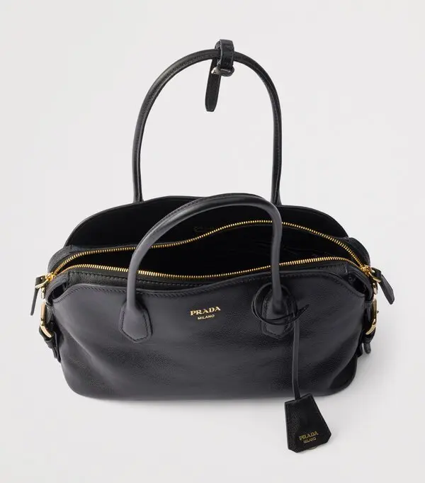 Prada Medium Leather Tote Bag