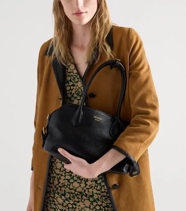Prada Medium Leather Tote Bag