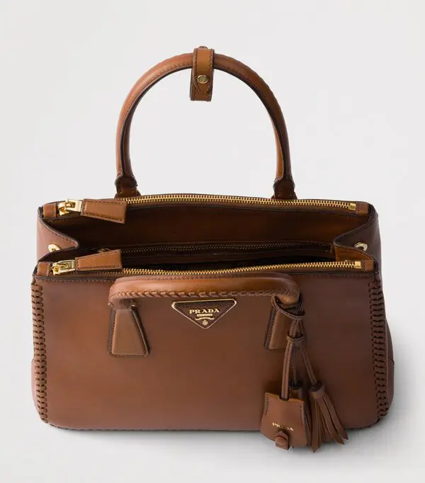 Prada Medium Leather Galleria Top-handle Bag