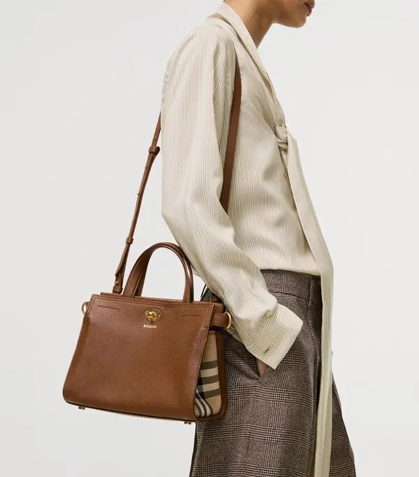 Burberry Mini Cotswolds Tote Bag - Brown