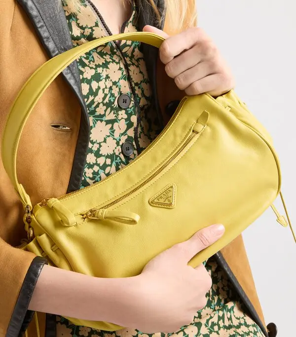 Prada Small Leather Shoulder Bag