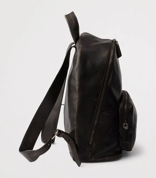 Prada Distressed Nappa Lambskin Backpack