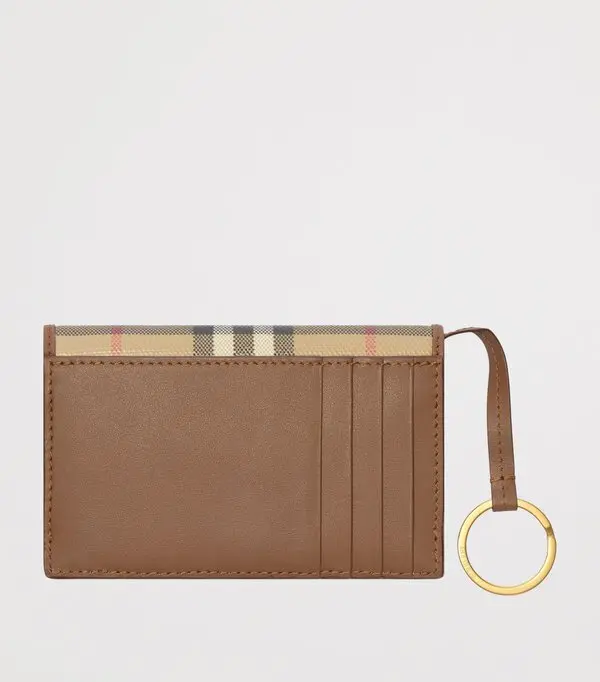 Burberry Check Card Holder Keyring