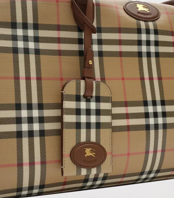 Burberry Cotton Check Luggage Tag