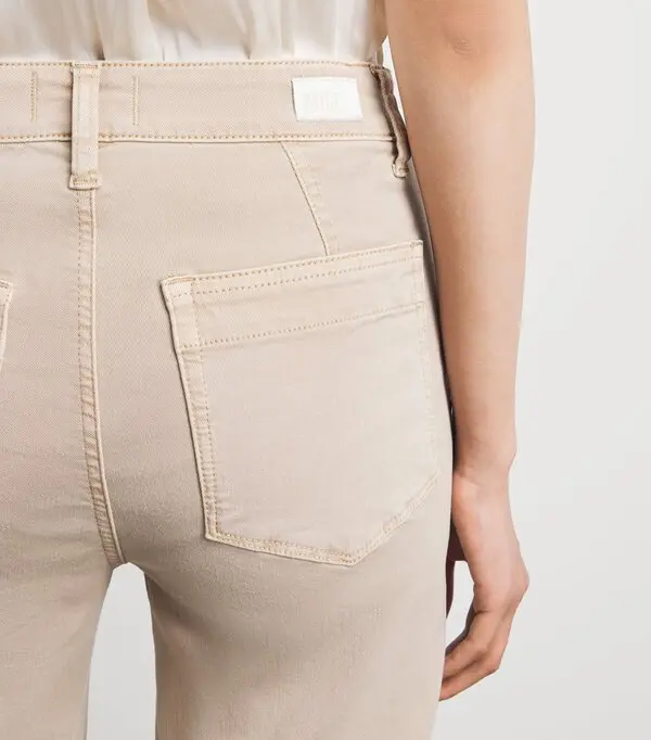 Paige Quincy Ankle Mid-rise Straight Jeans