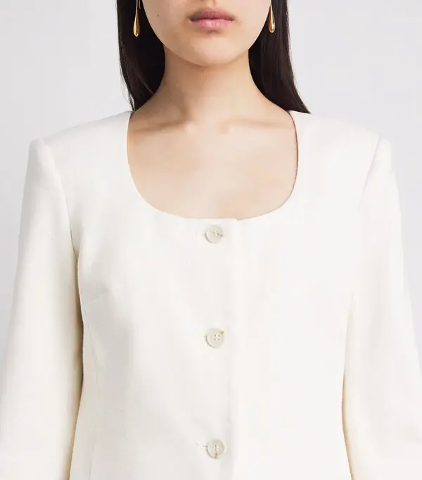 Paige Edina Blazer With Scoop Neckline