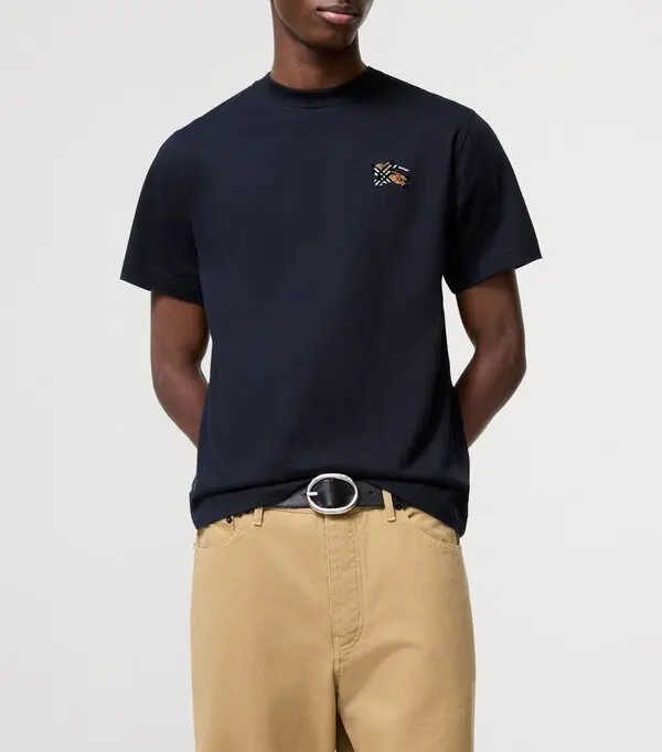 Burberry Tufted Ekd T-shirt - Navy