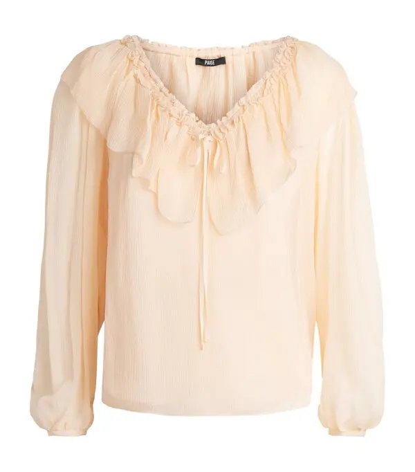Paige Plissé Michelina Blouse