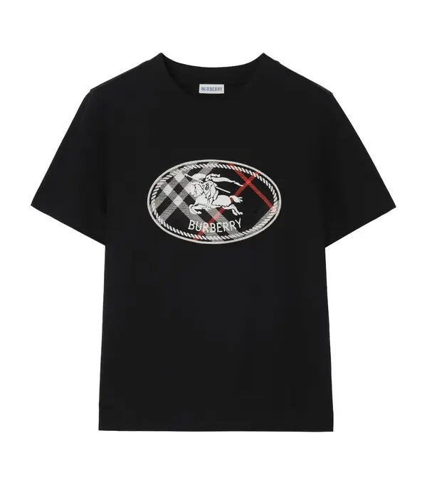 Burberry Cotton Check Ekd T-shirt