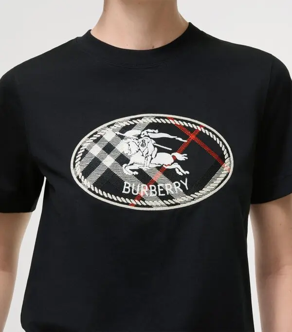Burberry Cotton Check Ekd T-shirt