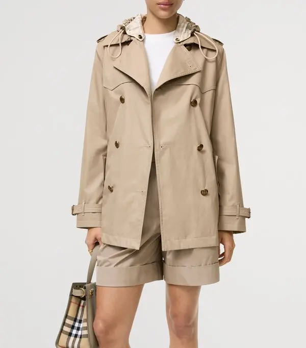 Burberry Tropical Gabardine Foxfield Trench Coat