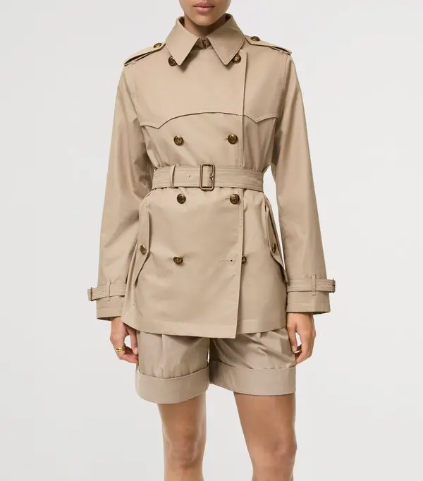 Burberry Tropical Gabardine Foxfield Trench Coat