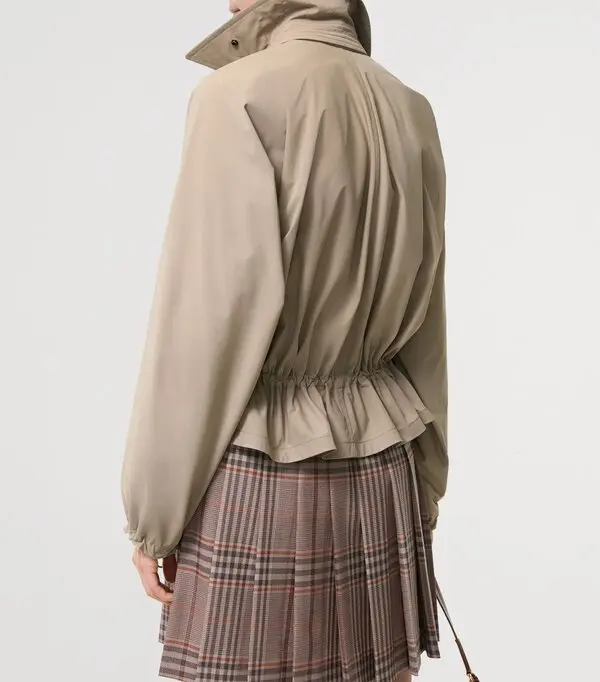 Burberry Rosewin Trench Jacket With Drawstring Waist