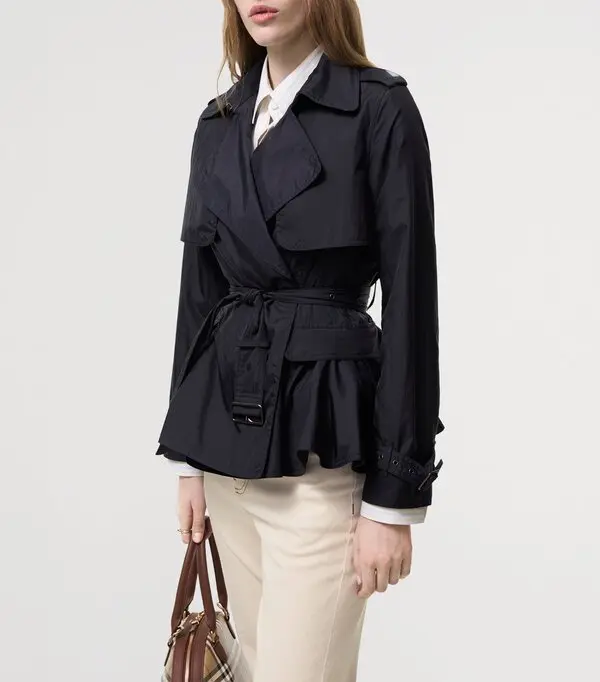 Burberry Pembury Cropped Trench Jacket
