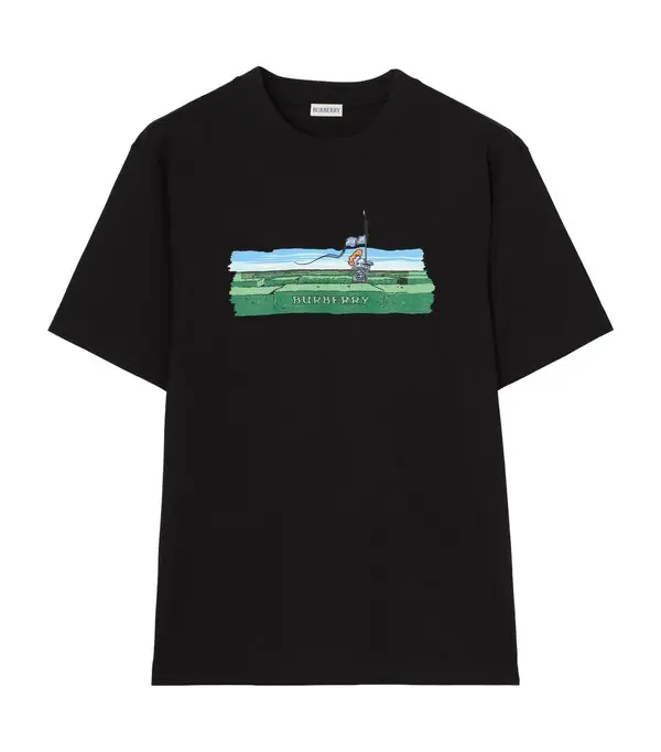 Burberry Cotton Maze Print T-shirt