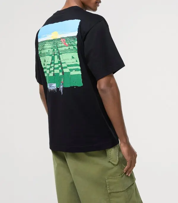 Burberry Cotton Maze Print T-shirt