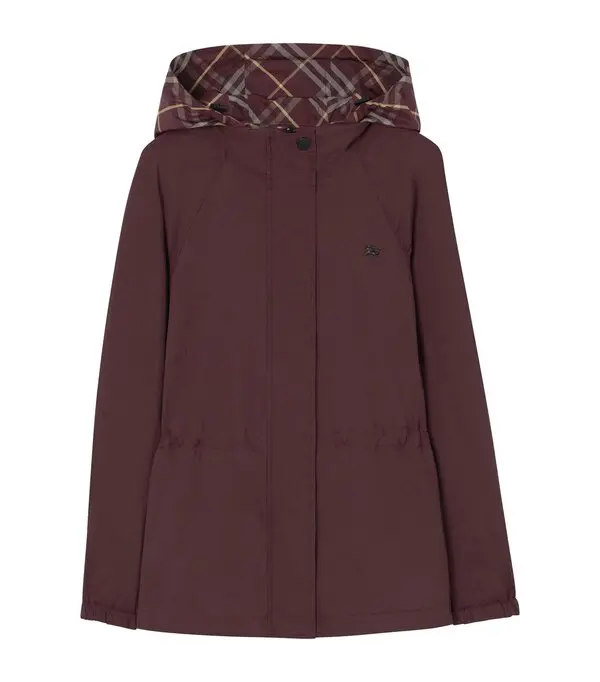 Burberry Reversible Checked Hooded Jacket