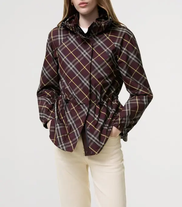 Burberry Reversible Checked Hooded Jacket