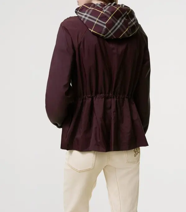 Burberry Reversible Checked Hooded Jacket