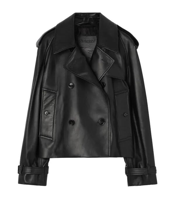 Burberry Leather Mayfair Jacket