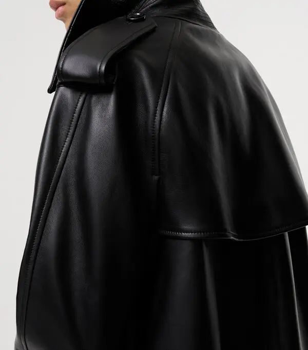 Burberry Leather Mayfair Jacket