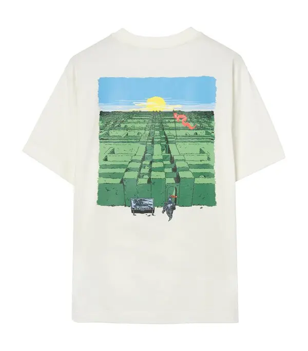 Burberry Cotton Maze Print T-shirt