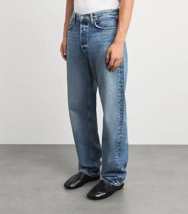 AGOLDE 90s Straight Jeans In Medium Wash