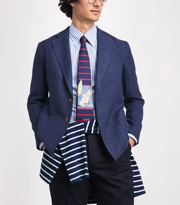 Polo Ralph Lauren Silk Sailboat Neck Tie