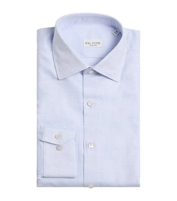Pal Zileri Cotton Micro-check Shirt