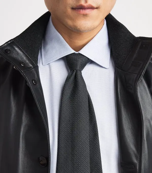 Pal Zileri Cotton Micro-check Shirt
