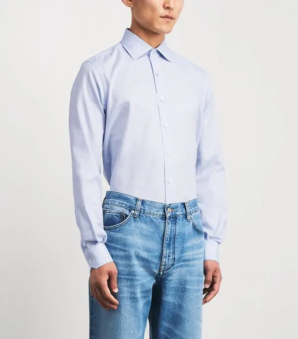 Pal Zileri Cotton Micro-check Shirt