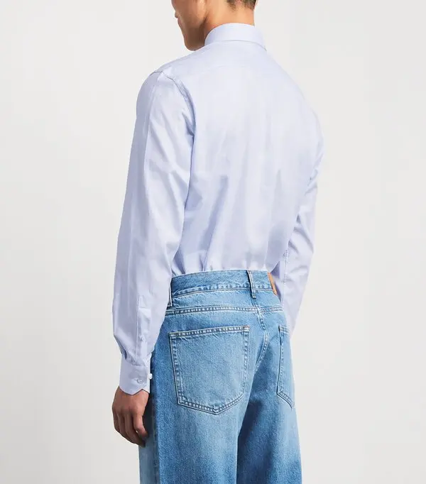 Pal Zileri Cotton Micro-check Shirt