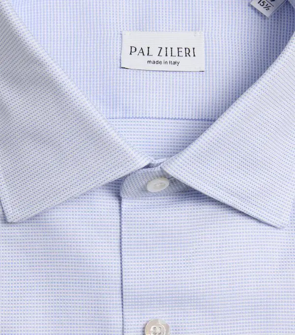 Pal Zileri Cotton Micro-check Shirt