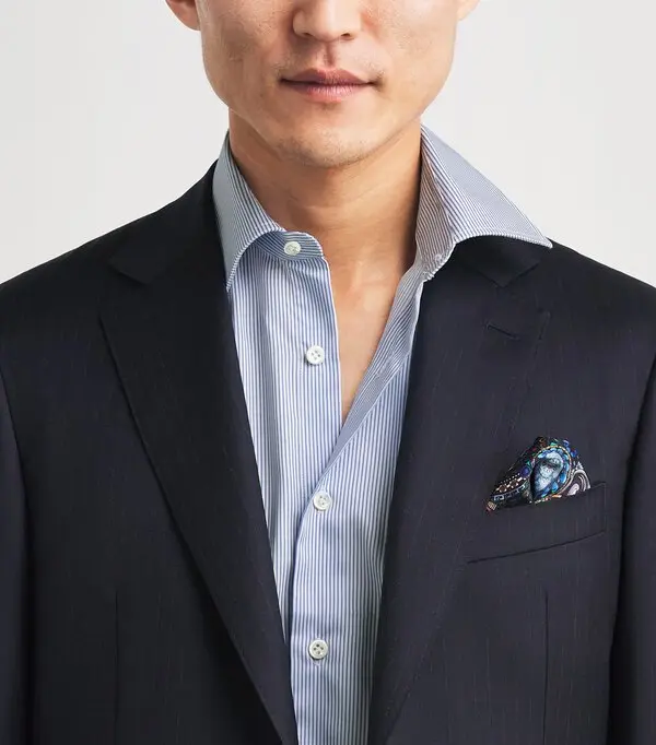 Pal Zileri Cotton Stripe Shirt - Blue