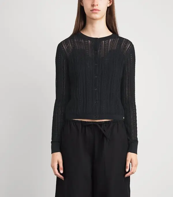 ANINE BING Open-knit Moni Cardigan
