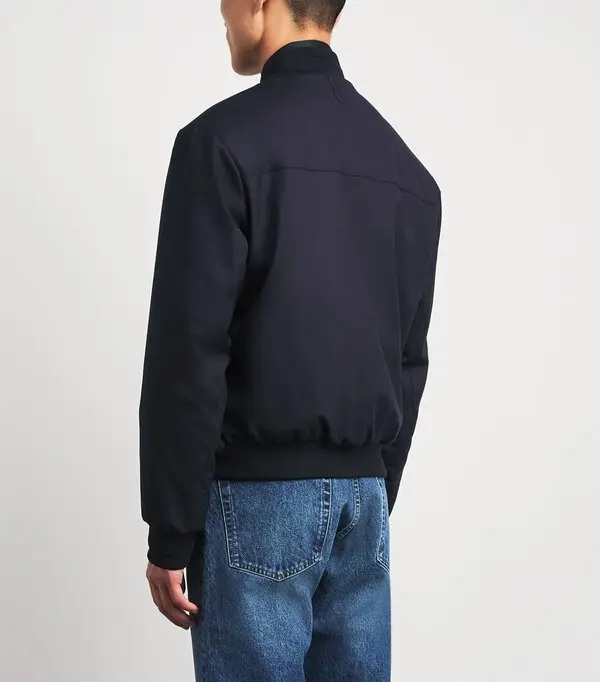 Canali Wool Bomber Jacket
