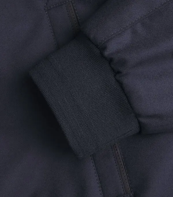 Canali Wool Bomber Jacket