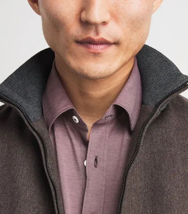 Canali Cotton-lyocell Jersey Shirt