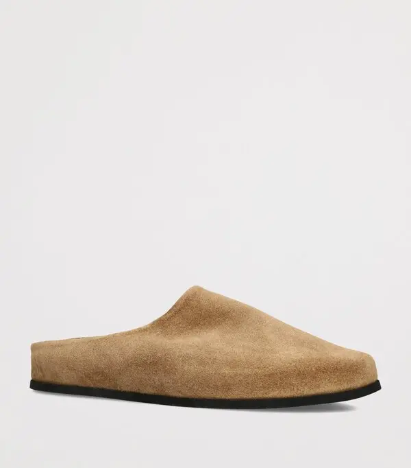 Dear Frances Suede Vico Clogs - Beige