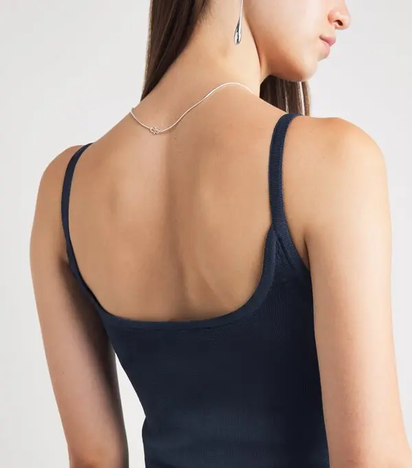 Jacquemus Nodo Midi Dress - Navy