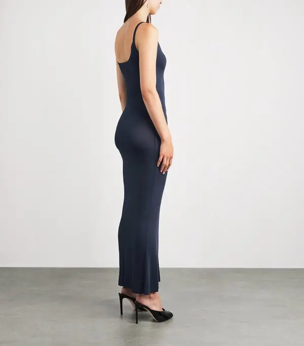 Jacquemus Nodo Midi Dress - Navy