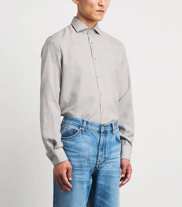 Paul & Shark Cotton-cashmere Shirt - Grey