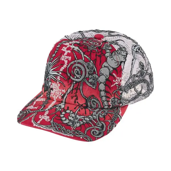 Supreme Wombat Embroide Mesh Back 6-panel - Red