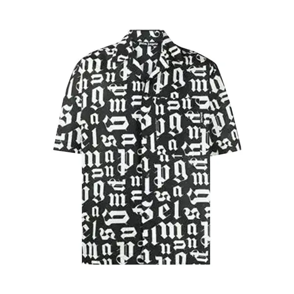 Palm Angels Monogram Bowling Shirt