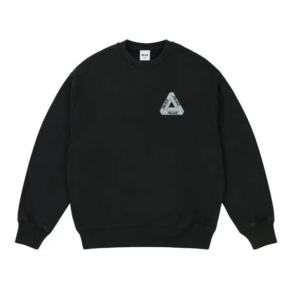 PALACE Pigment Tri Crew - Black