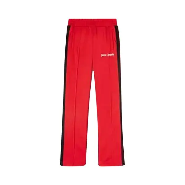 Palm Angels Lny Track Pants /black - Red