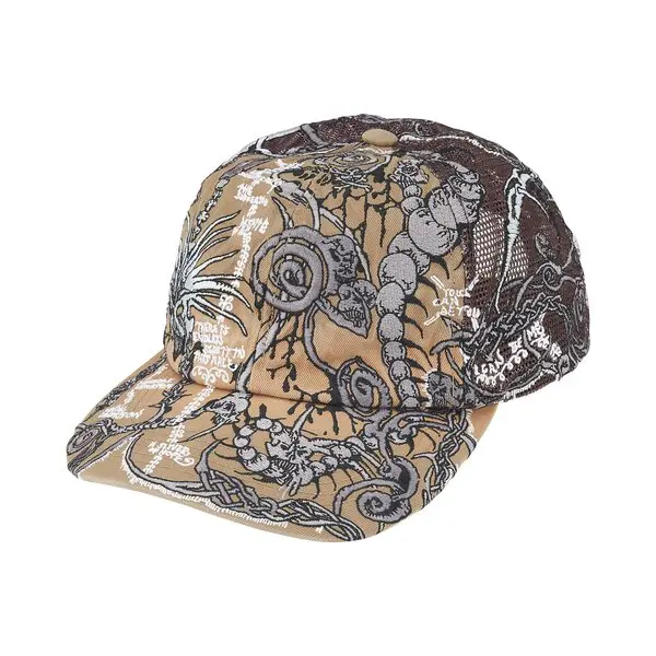 Supreme Wombat Embroidered Mesh Back 6-panel - Tan