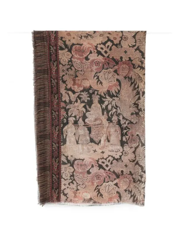 PIERRE-LOUIS MASCIA Cashmere Scarf - Brown