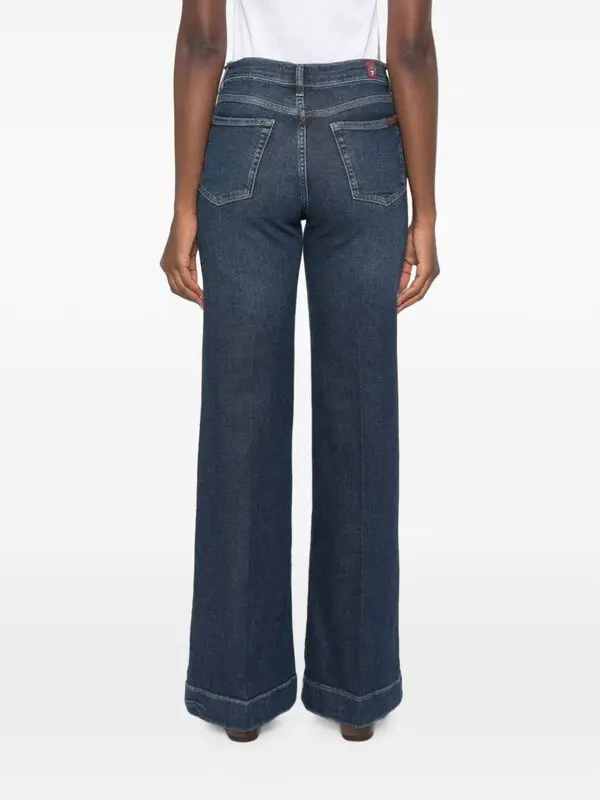 7 For All Mankind Modern Dojo Flare Jeans - Blue