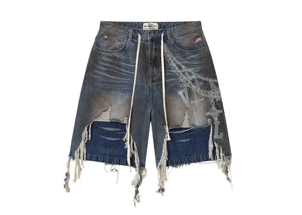 VALE FOREVER Chain Shorts - Blue
